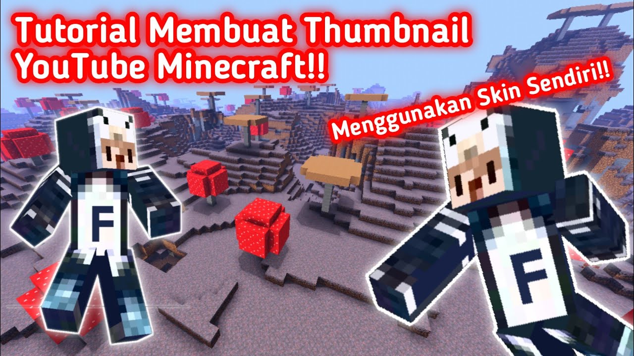 Cara Membuat Thumbnail Skin Minecraft!! Pake Skin Sendiri!! - Minecraft ...