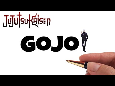 How to draw Gojo Satoru from the word Gojo#jujutsukaisen - YouTube