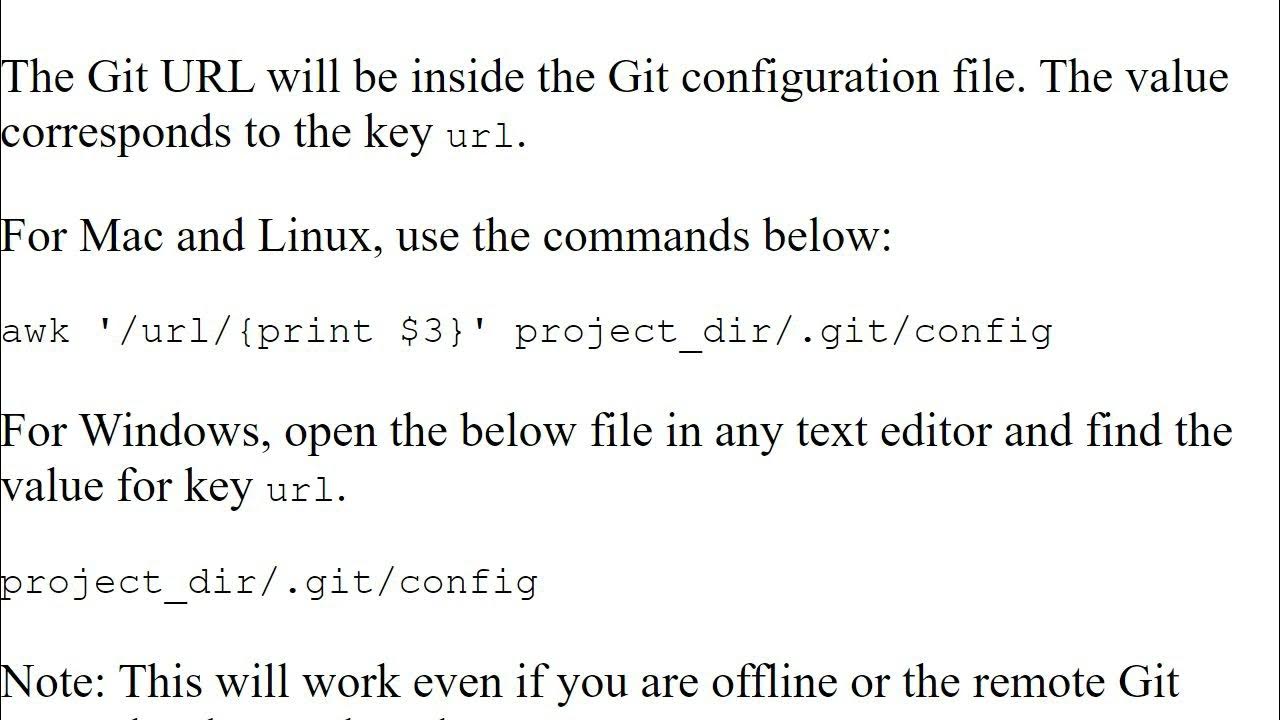 How to determine the URL that a local Git repository was originally cloned from - YouTube