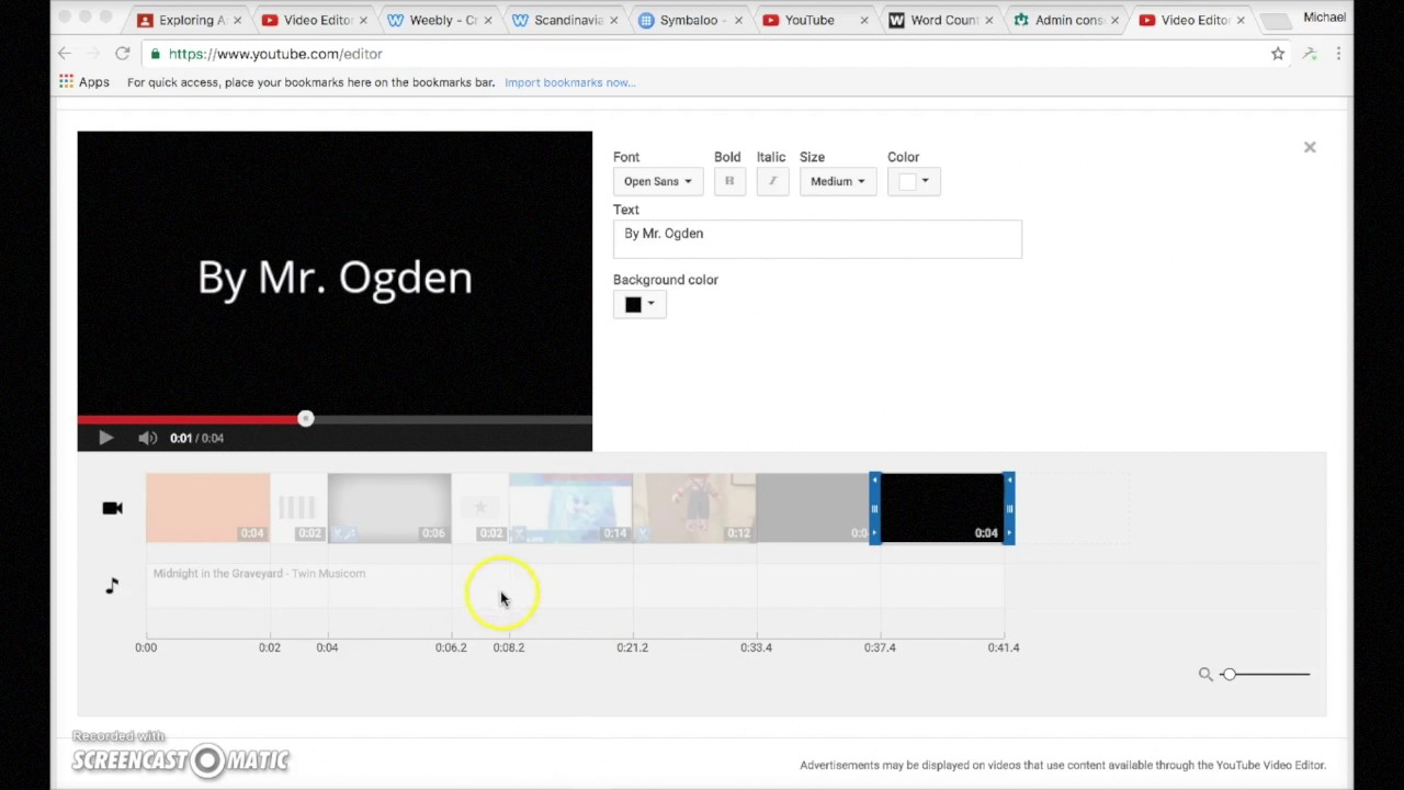 YouTube Editor Tutorial - Halloween - YouTube