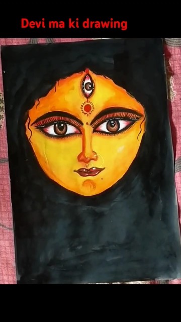 Devi Man ki drawing...#art#drawing#devima#durga#kali#youtube#shorts#trending.. - YouTube