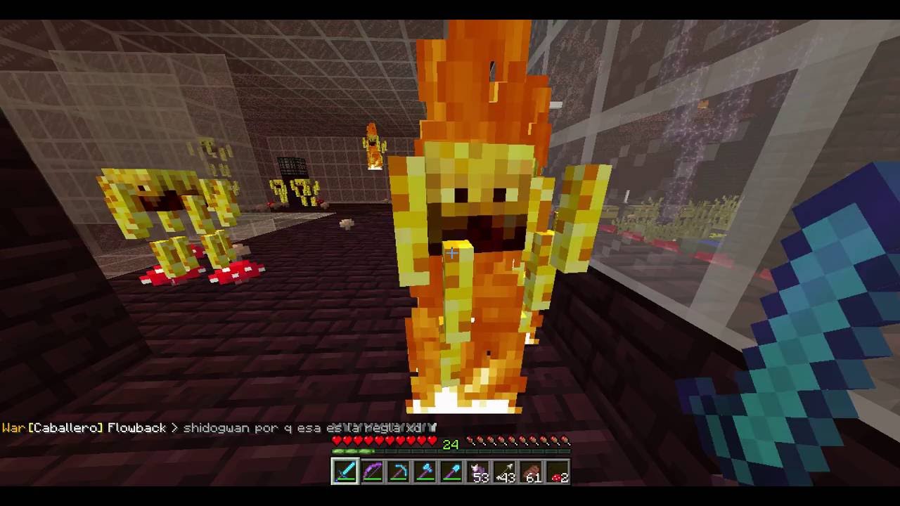 Minecraft survival server mycraft es doble spawner de blaze 2 - YouTube
