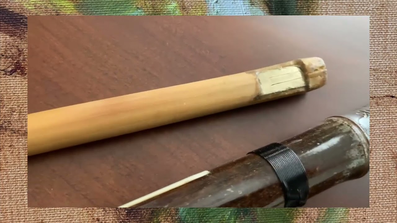 Hong Wang improvised on the Bawu 巴乌 巴烏，a free reed bamboo flute from ...