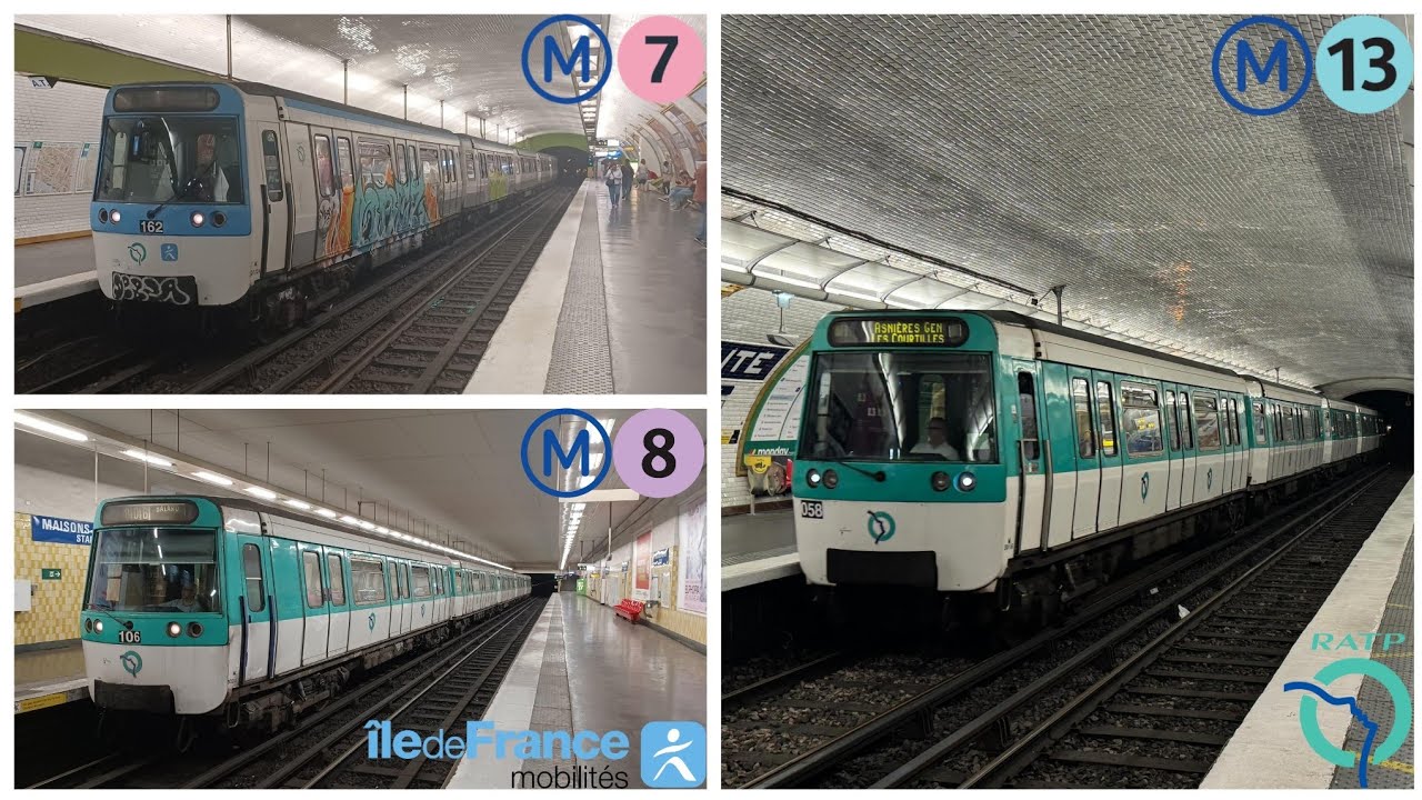 [RATP]Les MF77 du Métro Parisien 🚇 #ratp #metroparisien - YouTube
