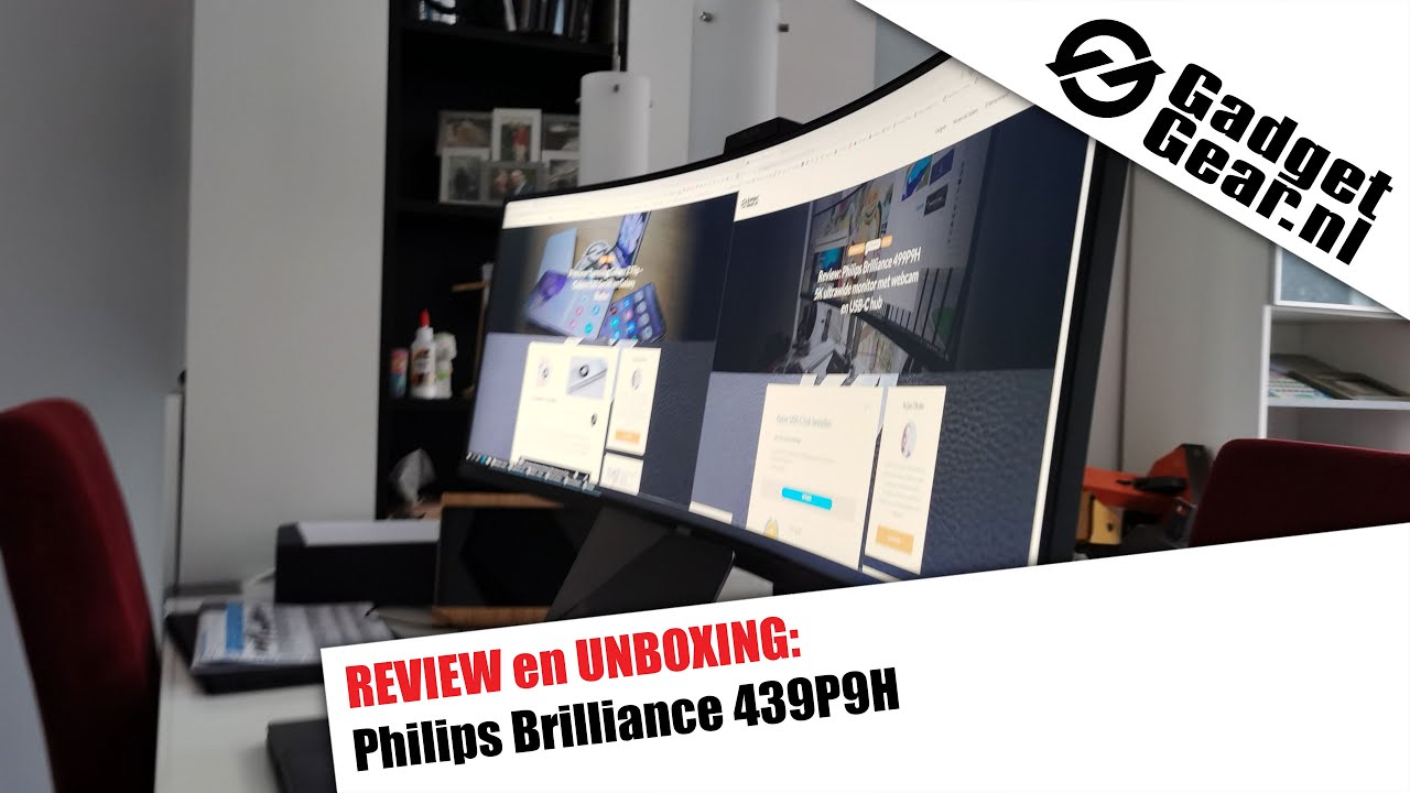 Philips Brilliance 439P9H Ultrawide USB-C Monitor - YouTube