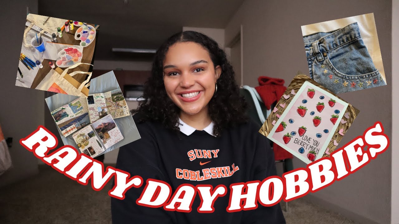 15 COZY BEGINNER HOBBIES FOR A RAINY DAY | painting, knitting, & more ...