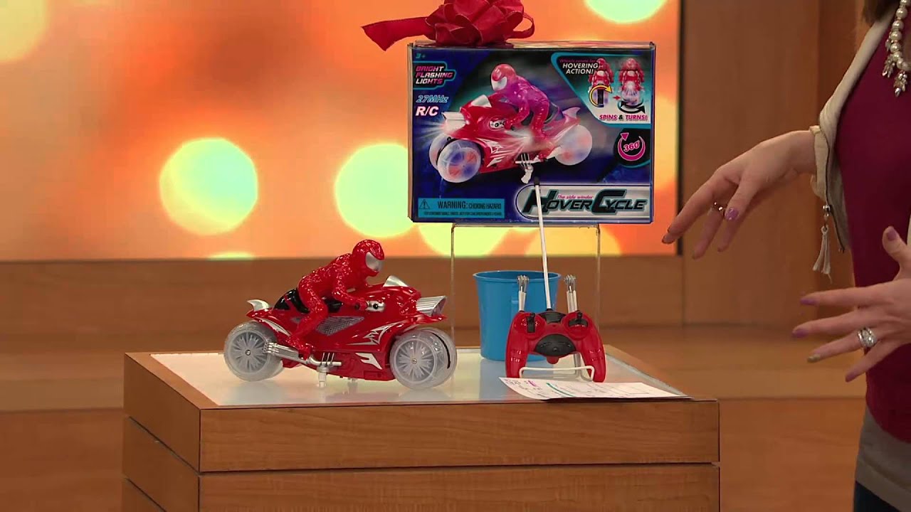 Hover Cycle RC Light Up Stunt Motorcycle with Stacey Stauffer - YouTube