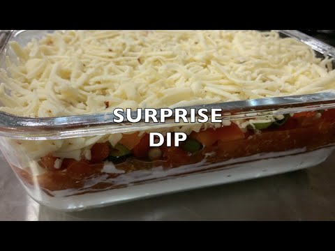 Surprise Dip - 10 minute recipe to make a tasty dip - YouTube
