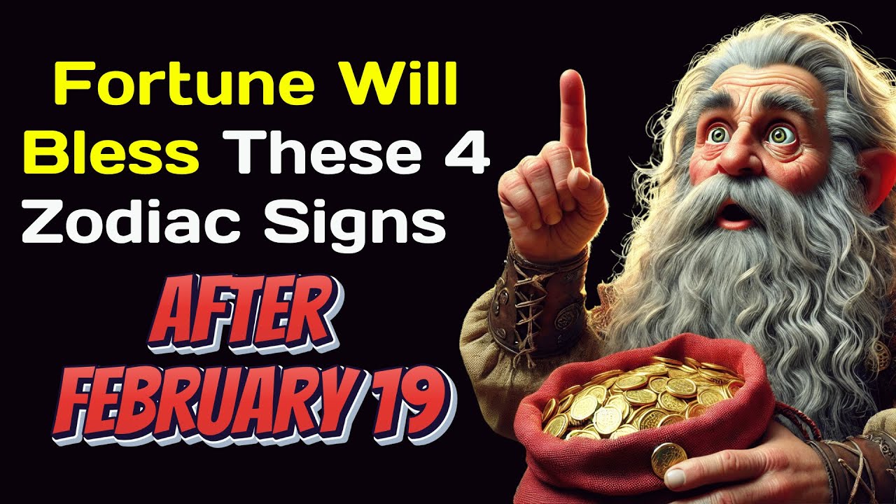 Fortune Will Bless These 4 Zodiac Signs After February 19 - YouTube