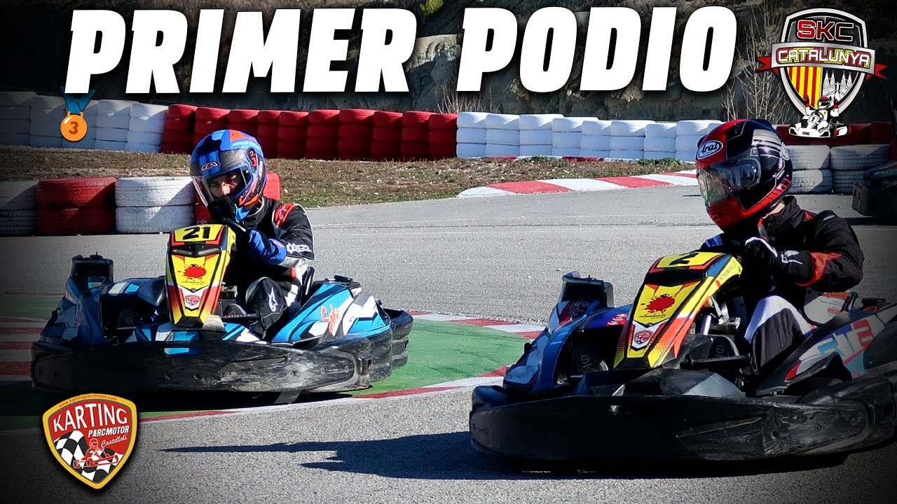 Mi primer podio en SKC | SKC Race2 Grupo 4 | Karting Castellolí - YouTube