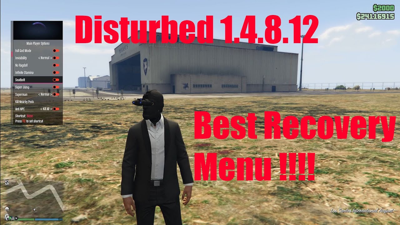 BEST GTA 5 Mod Menu Recovery Options! | Disturbed Mod Menu Showcase ...