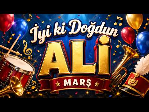 İYİ Kİ DOĞDUN ALİ! | Ali'ye Özel Doğum Günü Marşı