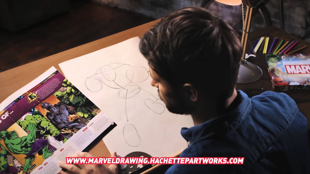 Draw the Marvel Way - YouTube
