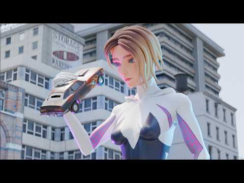 Giantess Spider Gwen / Gwen Stacy growth up!