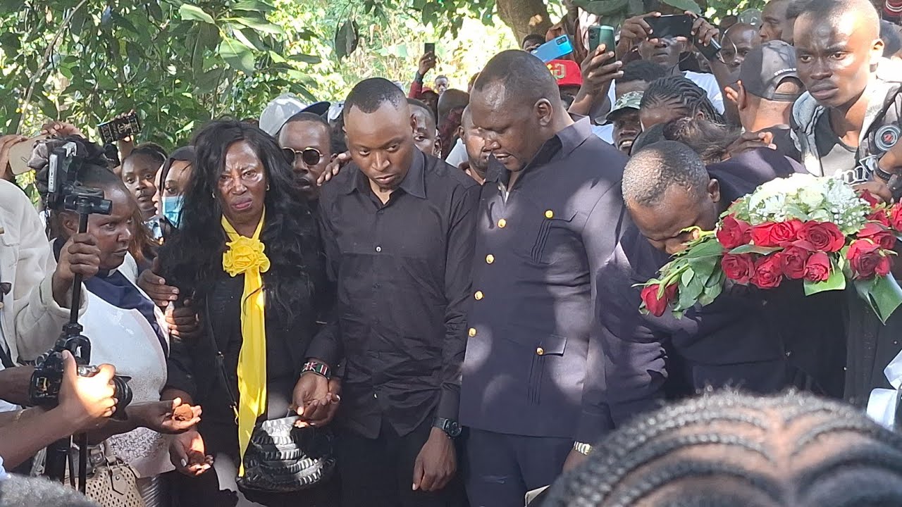 BODY OF LATE BRIAN CHIRA ARRIVES HOME | BRIAN CHIRA FUNERAL SERVIIC ...