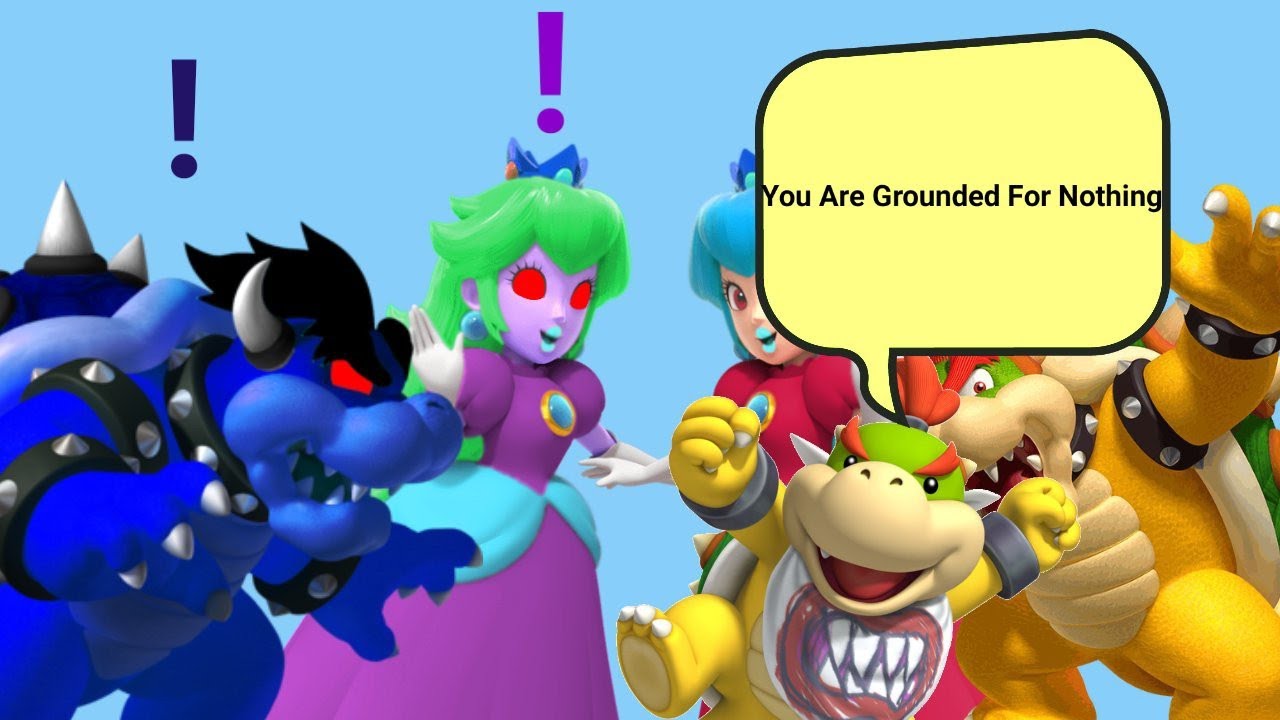 Dark Bowser And Dark Ice Princess Get Grounded For Nothing - YouTube