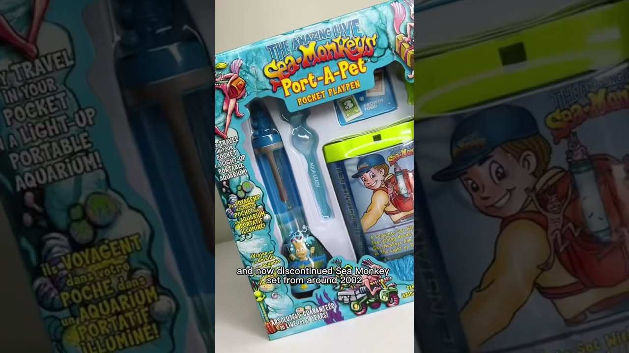 Opening the Sea Monkeys Port-A-Pet Pocket Playpen! SUPER RARE! - YouTube