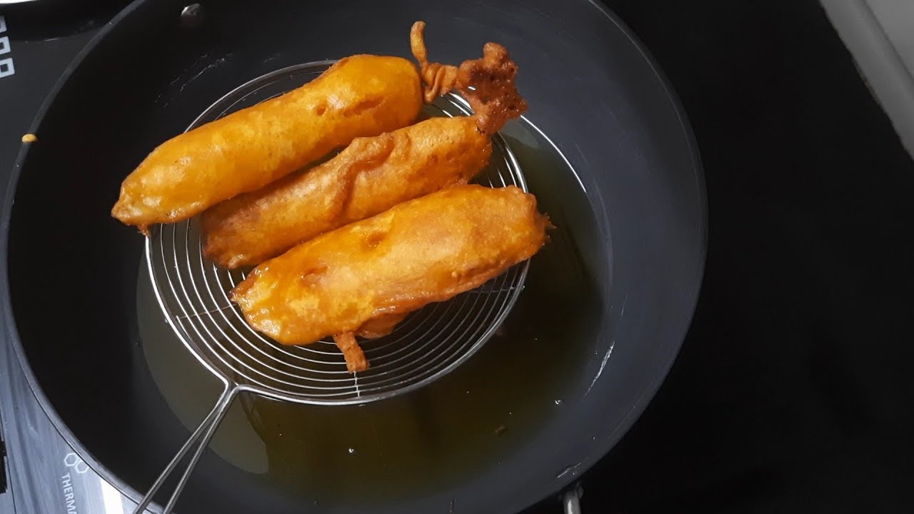 Raw banana fritters # How to make Valakkai bajji # Bajji recipe #Spicy ...