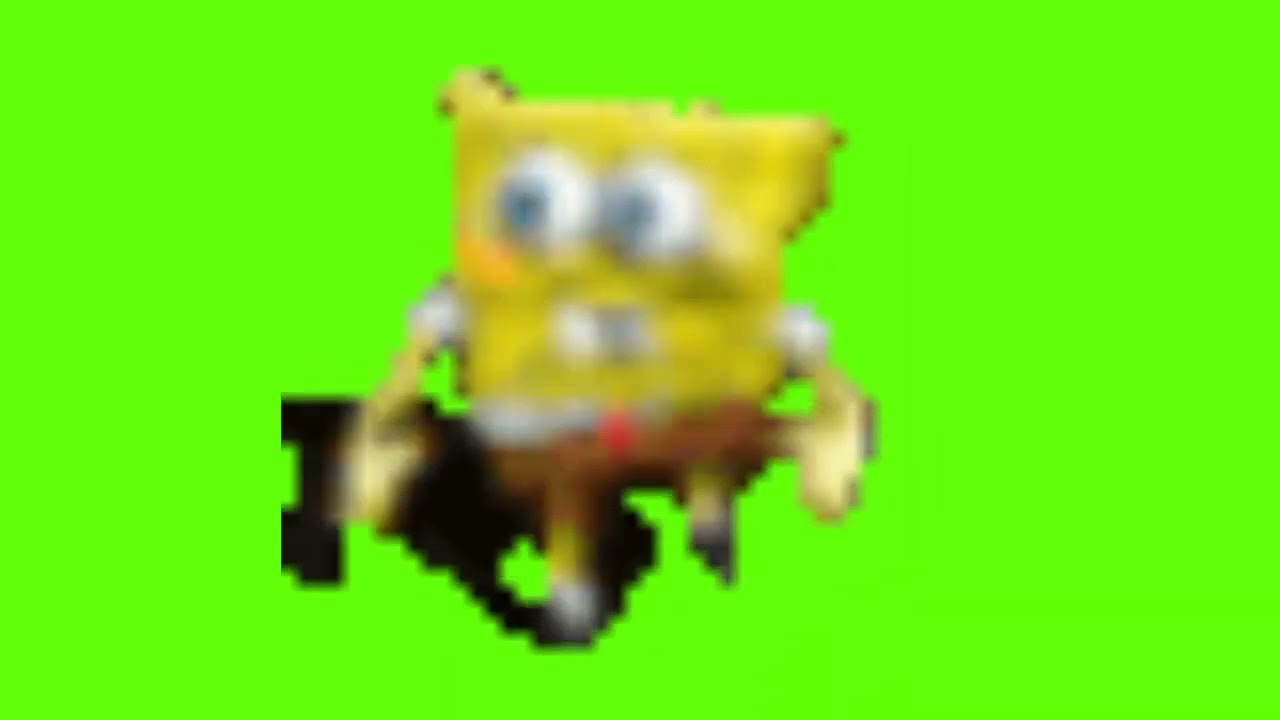 SpongeBob dancing Green screen - YouTube