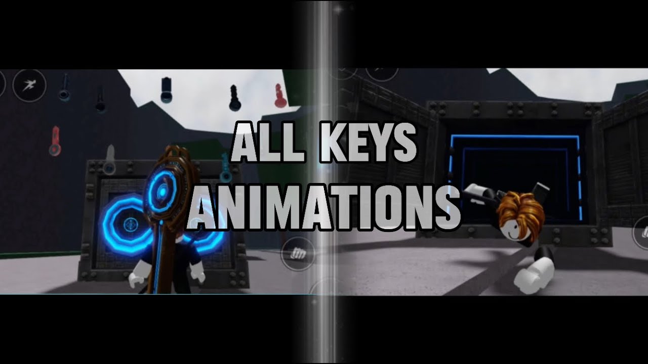 All keys animation The HUNT | in the strongest battlegrounds | #roblox ...