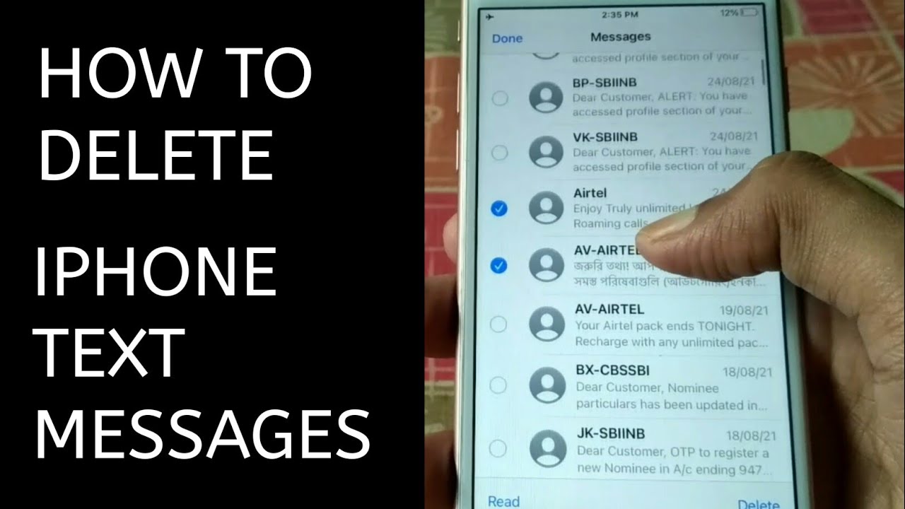 How To Delete More Than One Text Messages In Just One Click On Any How To Delete More Than One Text Messages In Just One Click On Any
