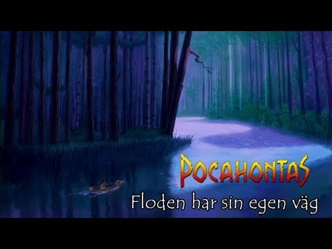 Just Around the Riverbend - Swedish w/ Subs & Trans (Pocahontas)