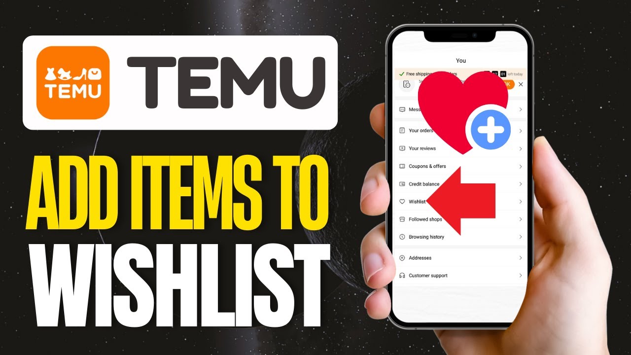 How to Save Items on Temu App | Add to Wishlist - YouTube