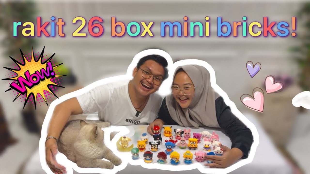 SELESAI! rakit 26 box mini bricks | seru banget | - YouTube