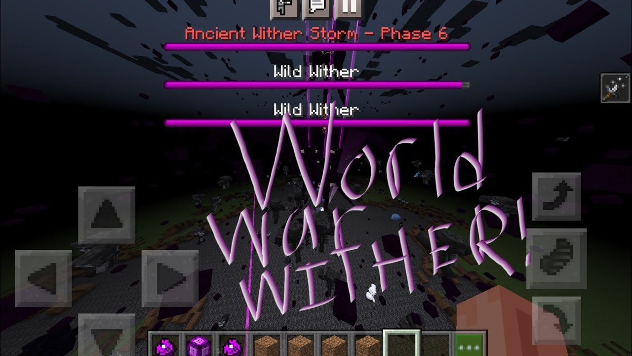 Ancient Wither Storm vs WILD wither army! (World war wither!) - YouTube