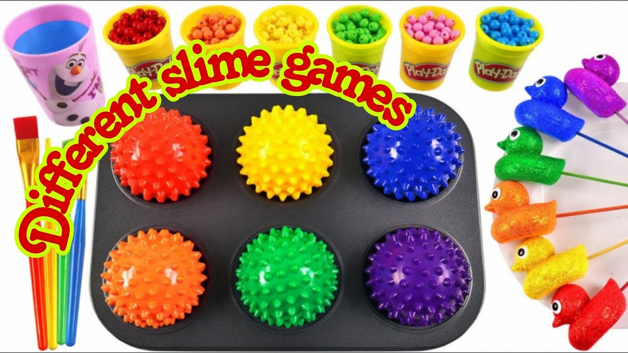 The world of slime game is full of different games #slime - YouTube