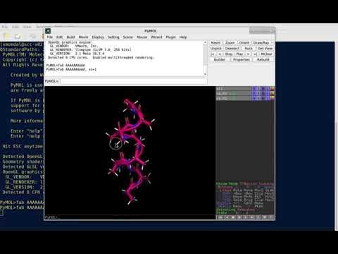 Generate customized secondary structures from sequence using PyMOL ...