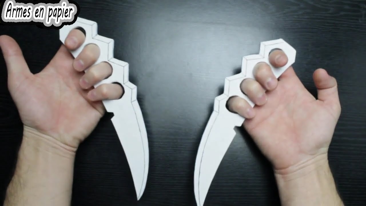 Comment faire une lame de Chakra Asuma en papier. Naruto. - YouTube