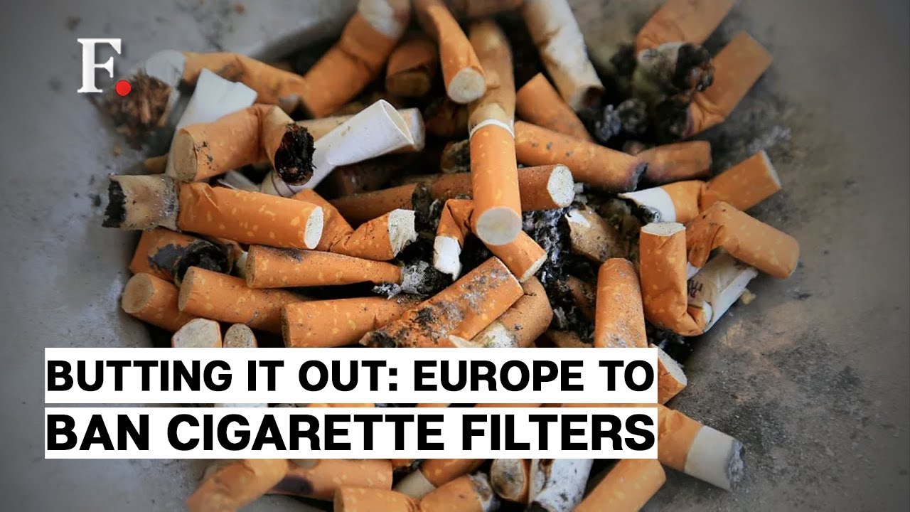 Europe to Ban Cigarette Butts to Tackle Pollution, Addiction - YouTube