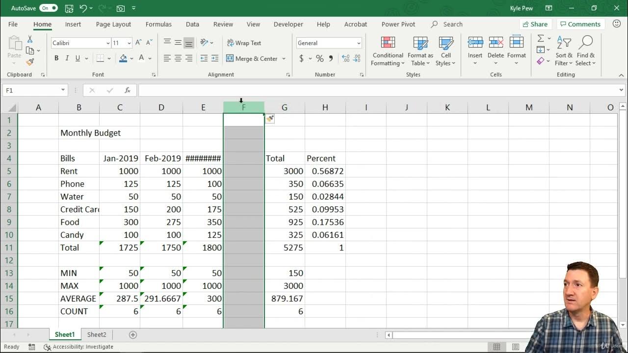 Microsoft Excel Course - Inserting and Deleting Rows and Columns | Part ...
