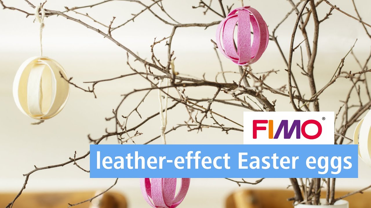 Easter eggs FIMO leather-effect DIY | STAEDTLER - YouTube