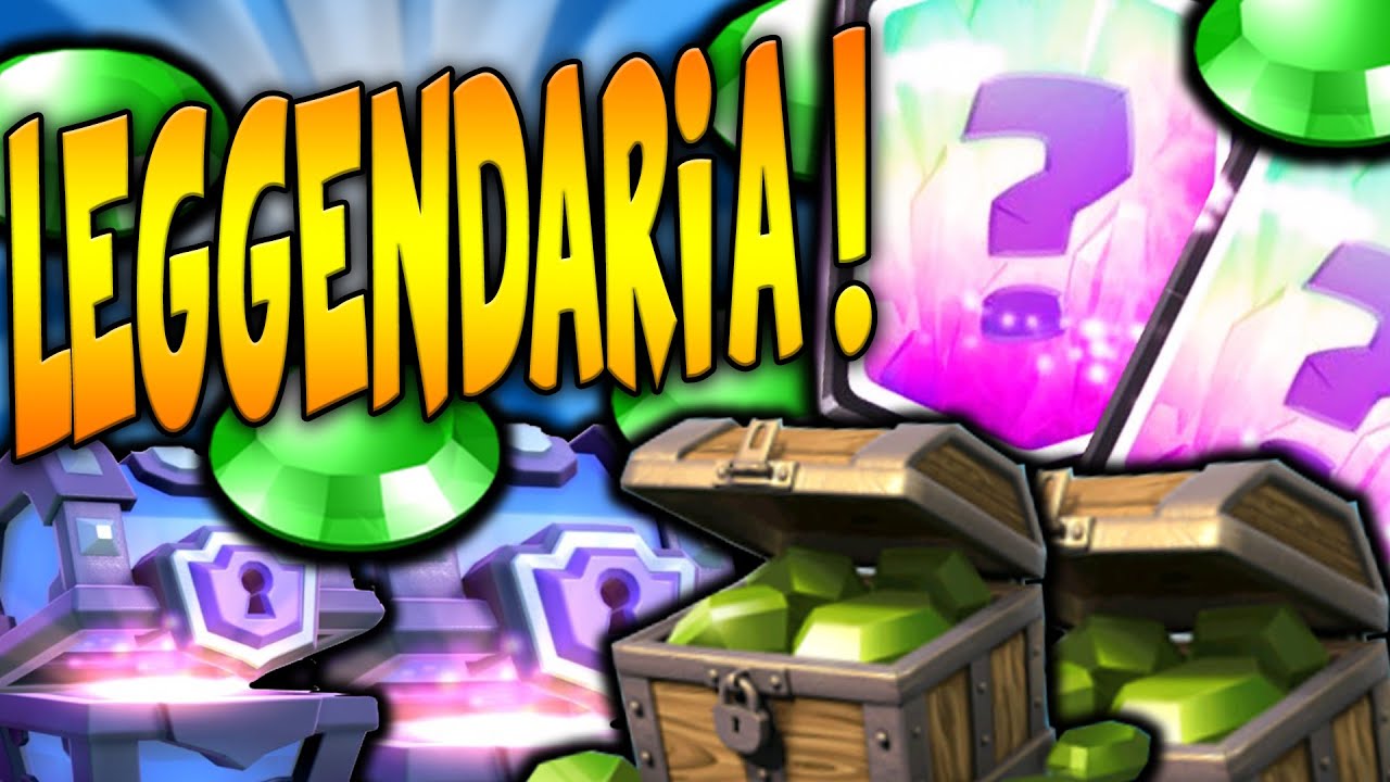 CLASH ROYALE - SUPER CHEST OPENING , LEGGENDARIA FINALMENTE ! - YouTube