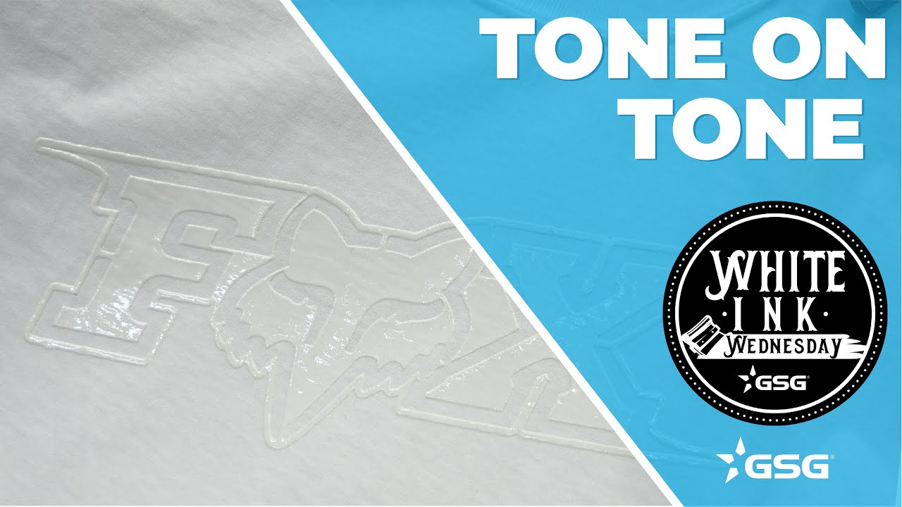How To Screen Print Tone On Tone High Gloss White Ink Wednesday YouTube How To Screen Print Tone On Tone High Gloss White Ink Wednesday YouTube