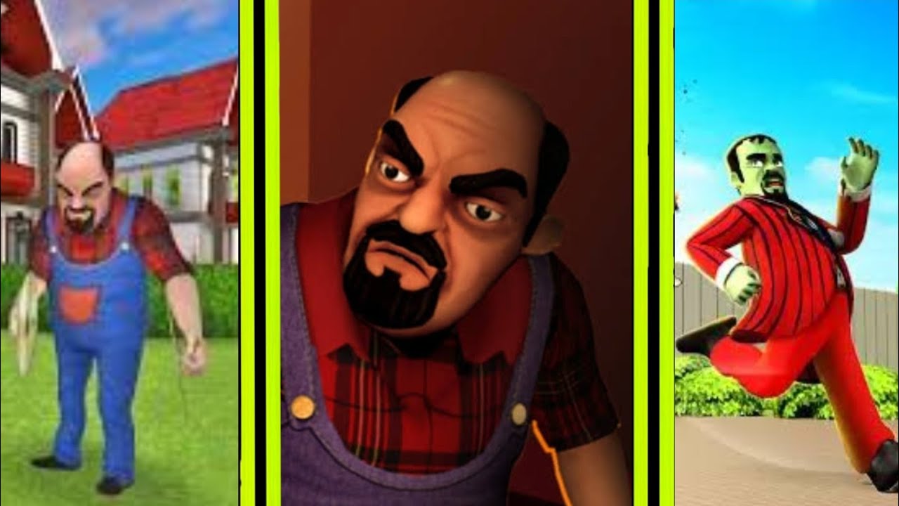 Different types of Neighbour in Scary Neighbour 3D - YouTube