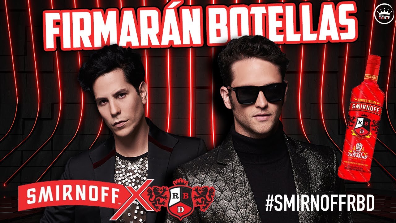 ¡ATENCIÓN! FIRMARÁN BOTELLAS DE SMIRNOFF SPICY X RBD 🍾 #SmirnoffRBD ...