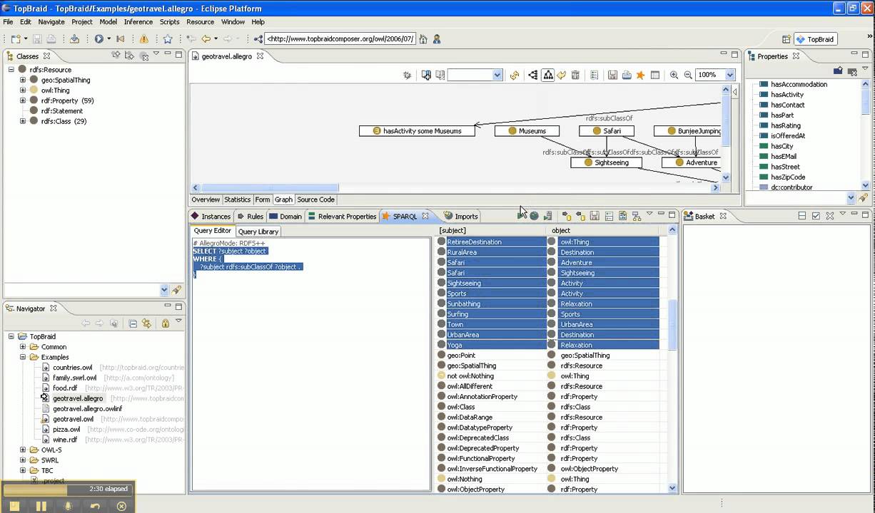 AllegroGraph TopBraid Composer Integration - YouTube