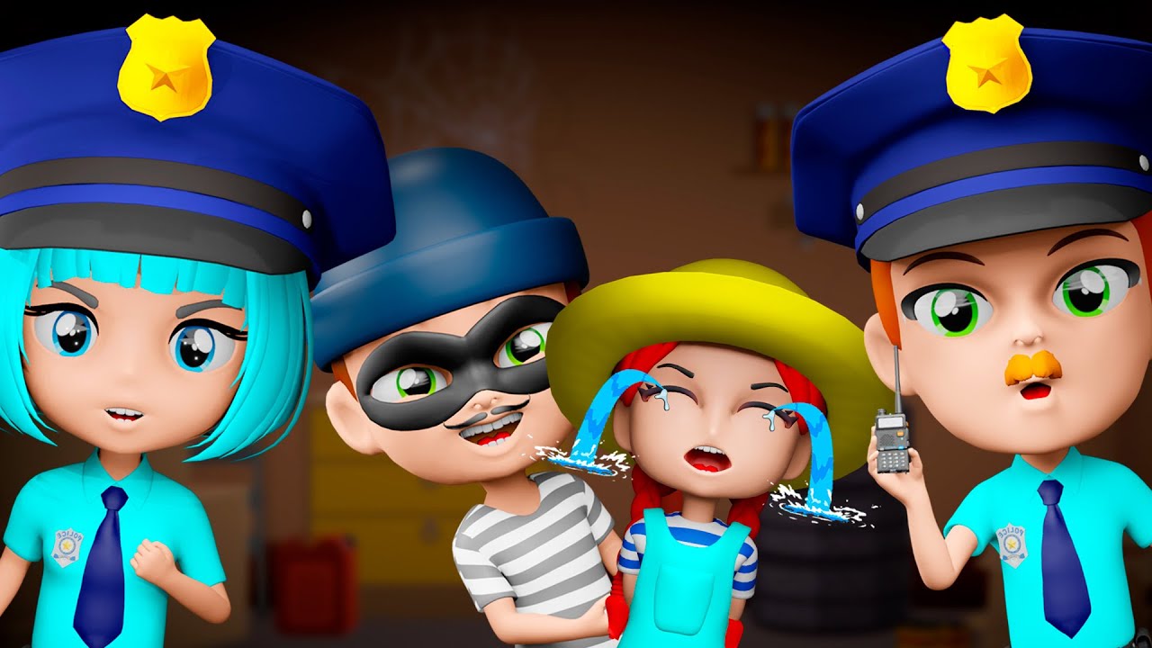 Police Girl And Policeman Song 👮‍♂️🚓🚨 | Kids Songs and Nursery Rhymes ...