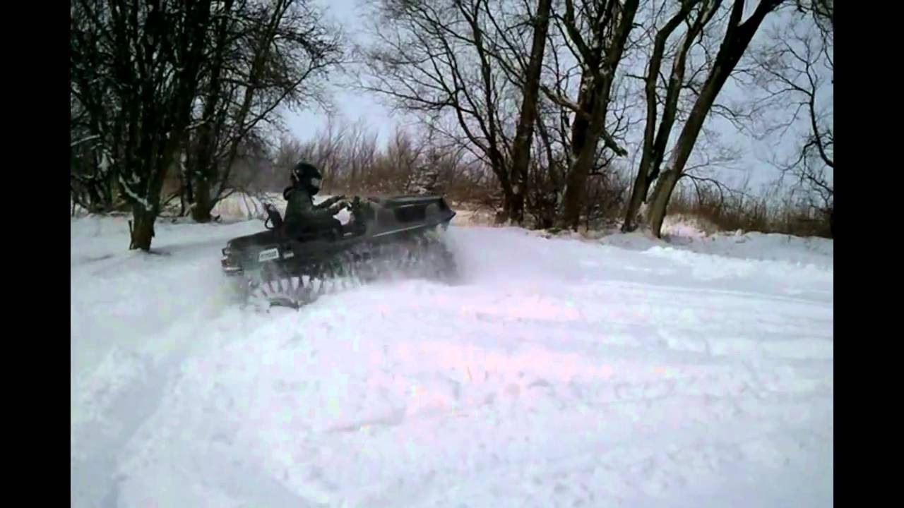 JAKE SNOWMOBILE ADAIR ARGO FRONTIER TRACKS.avi - YouTube