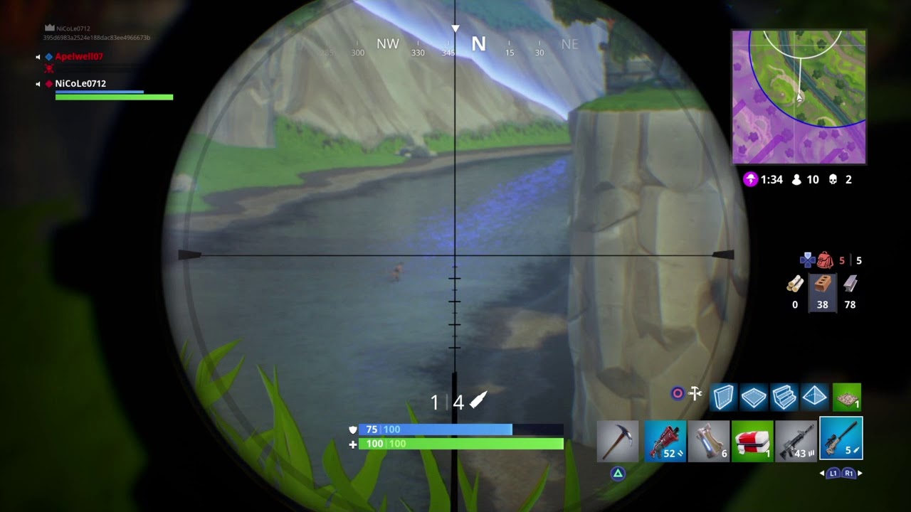 Fortnite headshot snipe - YouTube