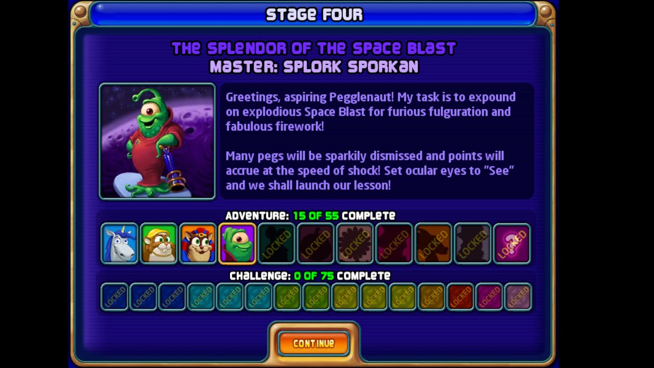 Peggle [Ep.4 - Stage 4: Splork Sporkan] - (No Commentary) - YouTube