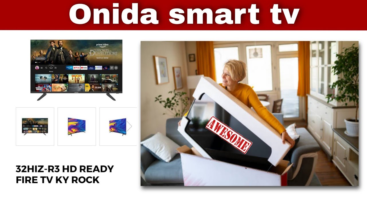 Onida 32 inch LED tv Unboxing | installation | Demo | review - YouTube