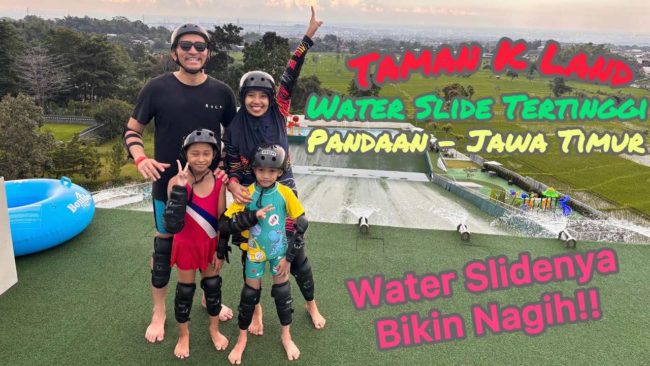 Taman K | Water Slide Tertinggi, Pandaan - Pasuruan - Jawa Timur - YouTube