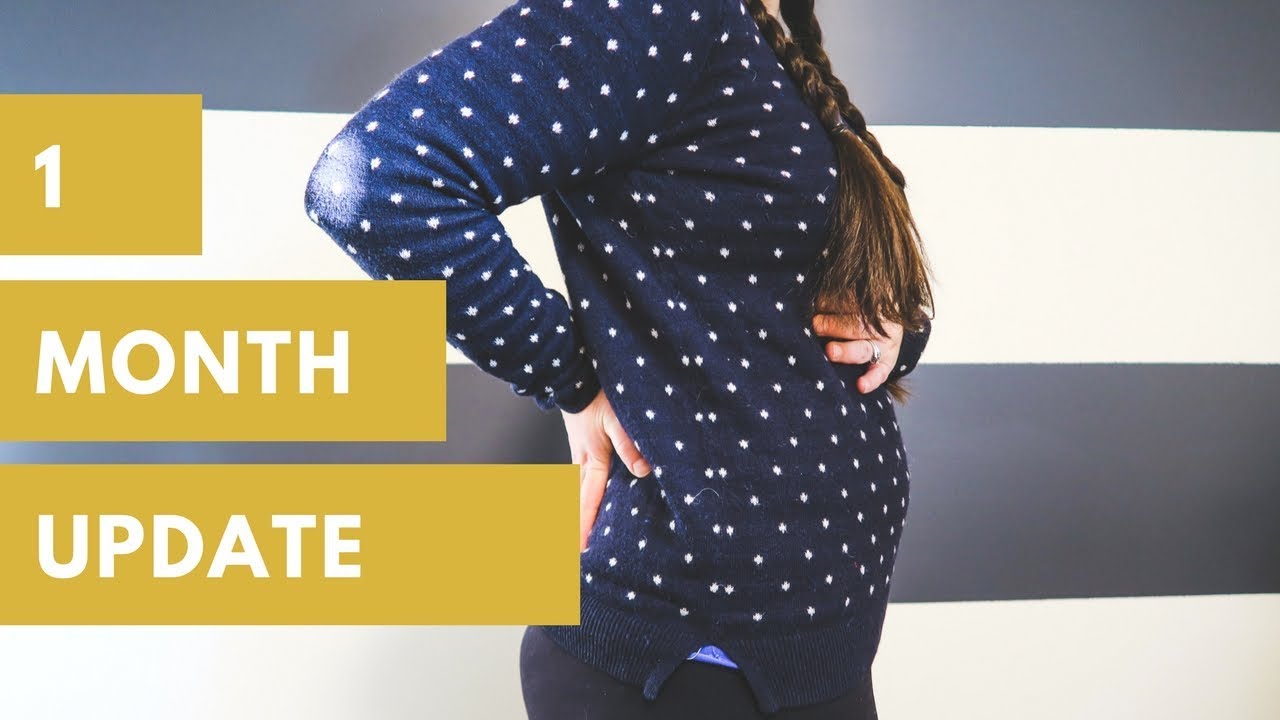 1 Month Bump Update // Baby #4 - YouTube