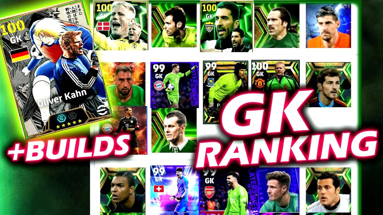 OLIVER KAHN VS BUFFON VS SCHMEICHEL🤔: TOP 10 EPIC GK RANKED efootball ...