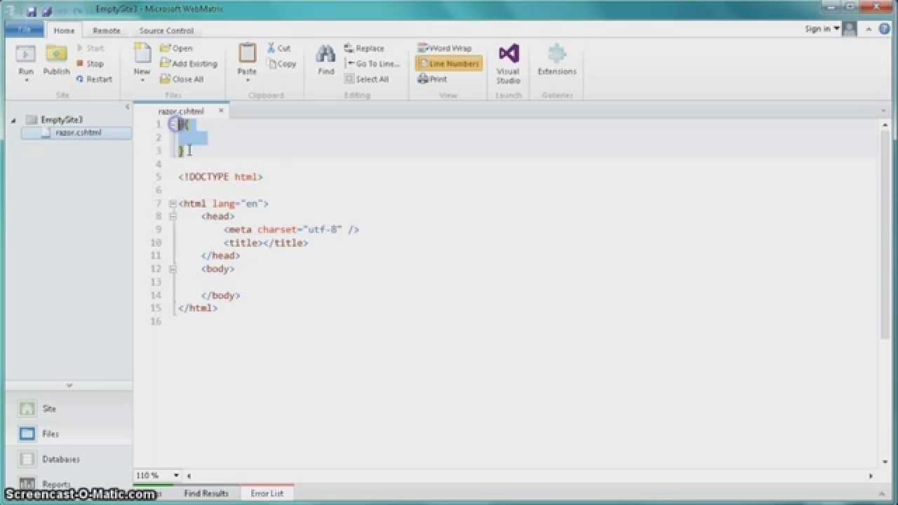 Razor Syntax Youtube