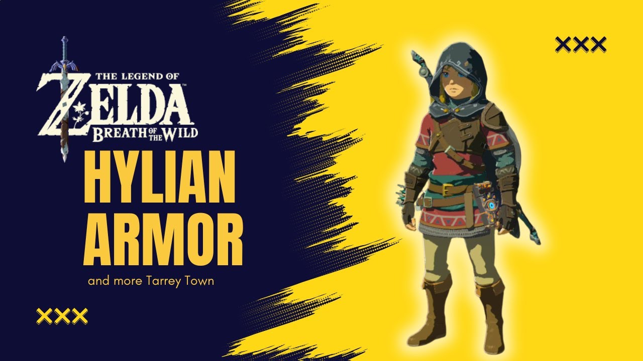 🔴 LIVE -BoTW - Hylian Armor set & Tarrey Town - YouTube